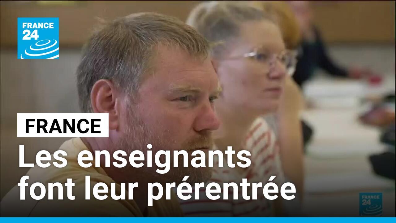 En France, les enseignants font leur rentrée scolaire - France 24