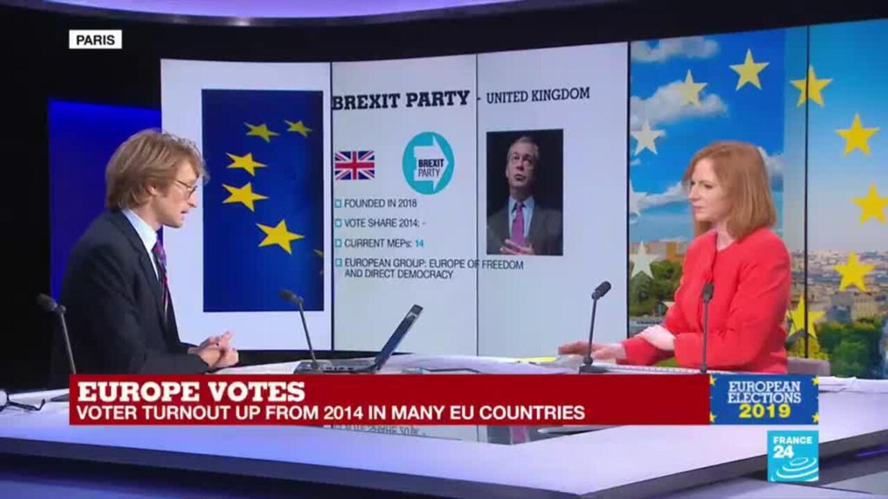 Brexit Party dominates EU Elections in the UK - France 24