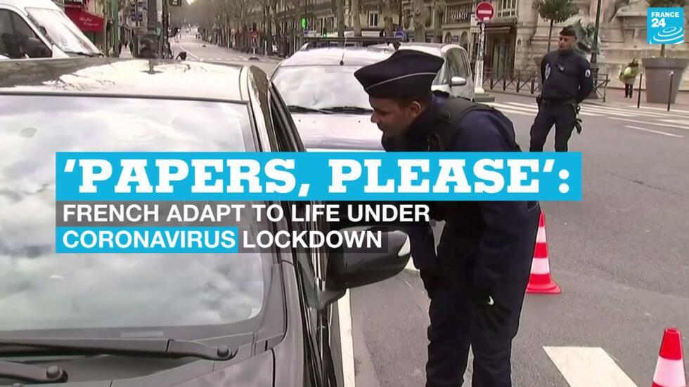 ‘Papers, please’: France adapts to life on coronavirus lockdown