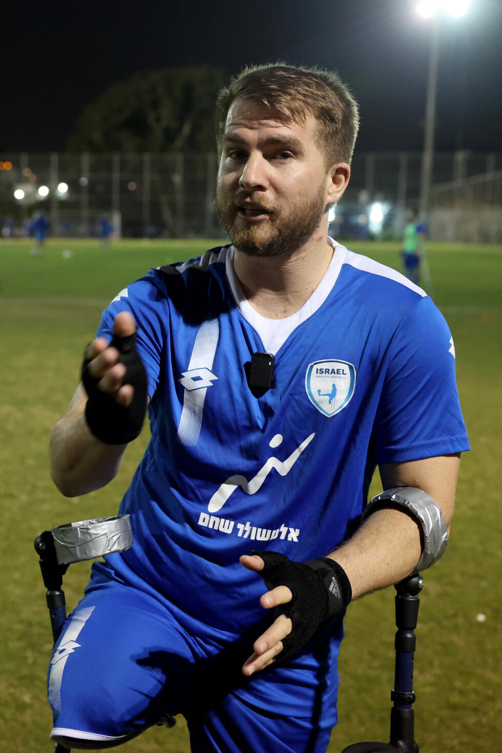 October 7 survivor is star of Israel's amputee football team