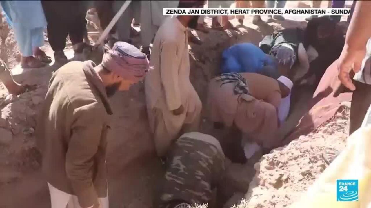 Desperate search for survivors continues days after deadly quakes hit northwest Afghanistan ...