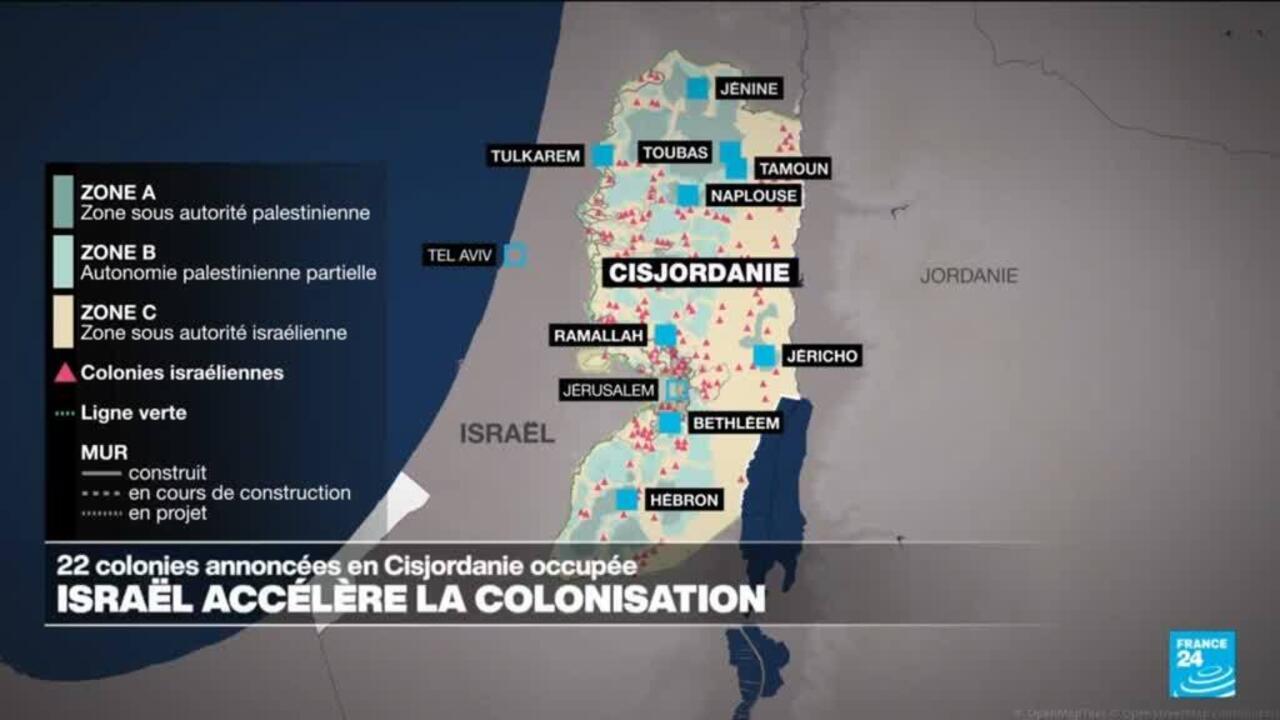 Israël accélère la colonisation en Cisjordanie - France 24