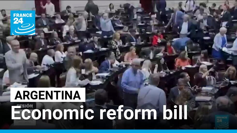 Milei's economic reforms stall in Argentina Congress - France 24
