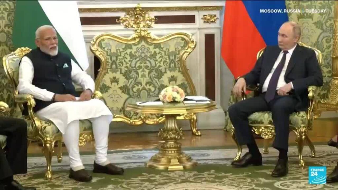 Modi tells Putin at Kremlin 'war cannot solve problems' - France 24