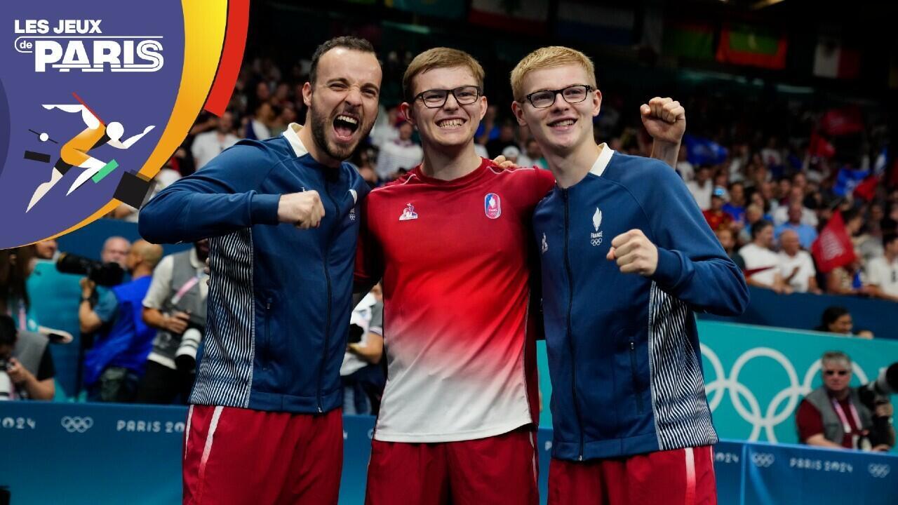 JO 2024 - Tennis de table : les irrésistibles frères Lebrun et Simon ...