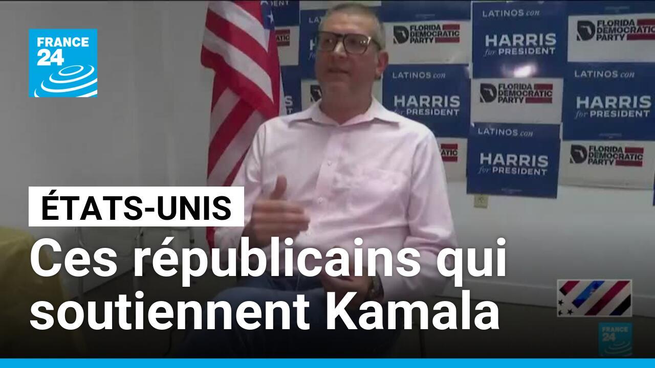 États-Unis : ces républicains qui soutiennent Kamala Harris - France 24