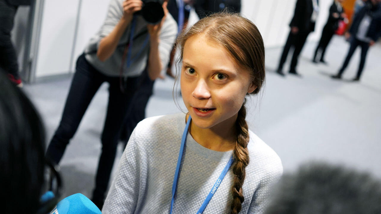 Greta Thunberg y varios jóvenes toman la palabra en la COP25