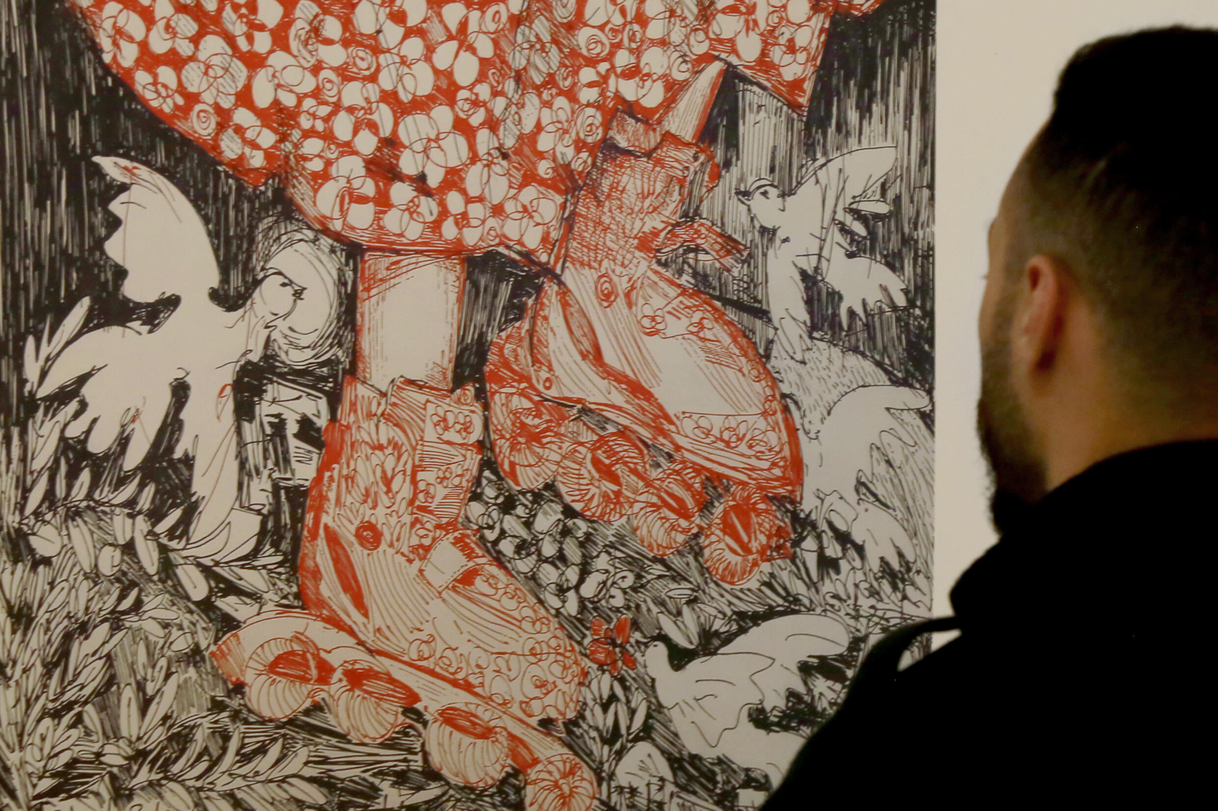 Portraits of pain: smuggled Palestinian art shows trauma of Gaza