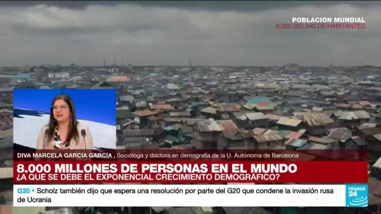 Marcela García: "8.000 millones es un número grande, pero la población ...