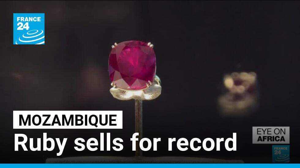 Mozambique ruby sells for record $34.8 million - France 24