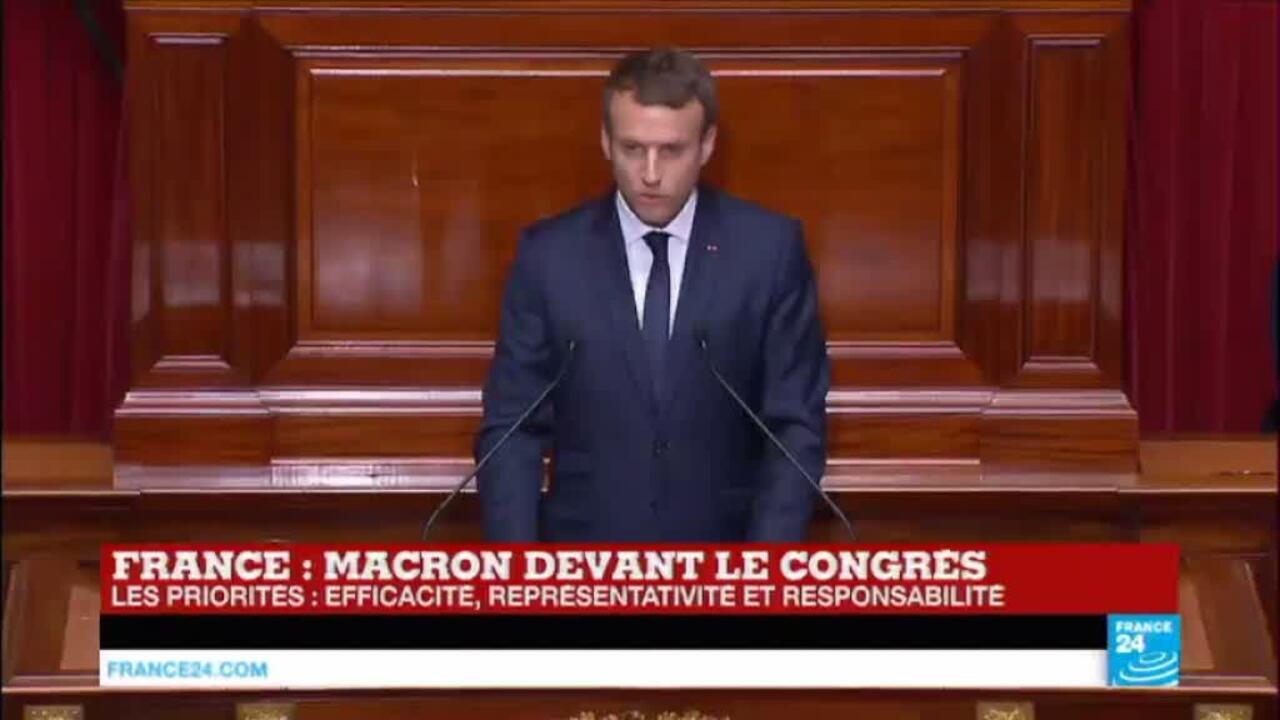 REPLAY - Discours d'Emmanuel Macron devant le Congrès à Versailles ...