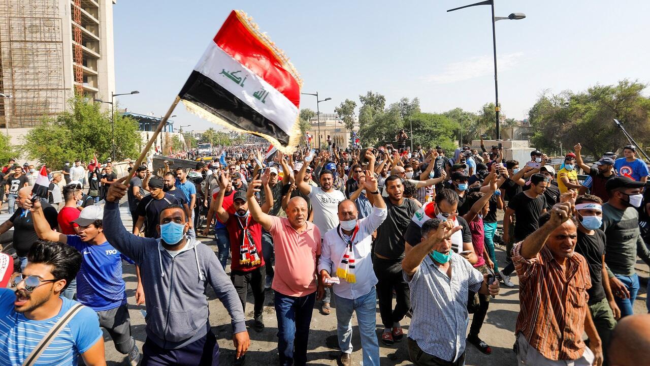 Deadly protests flare again in Iraq after day of bloodshed