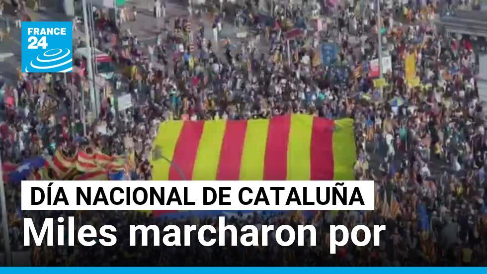 Miles de catalanes celebran el Día de Cataluña exigiendo una vez más la ...