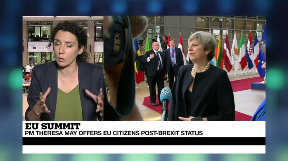 May outlines 'fair' offer on rights of EU citizens to stay in UK