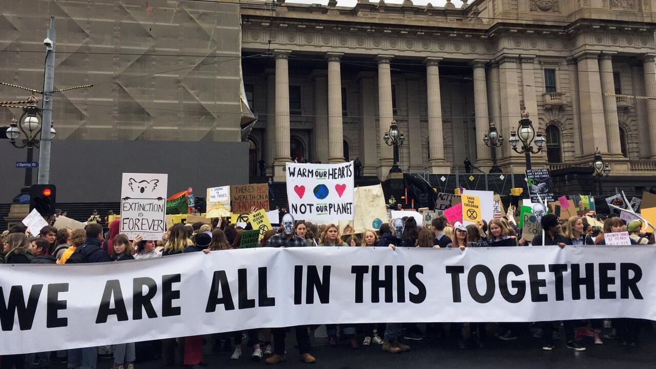 Youth step up global protests to fight climate change