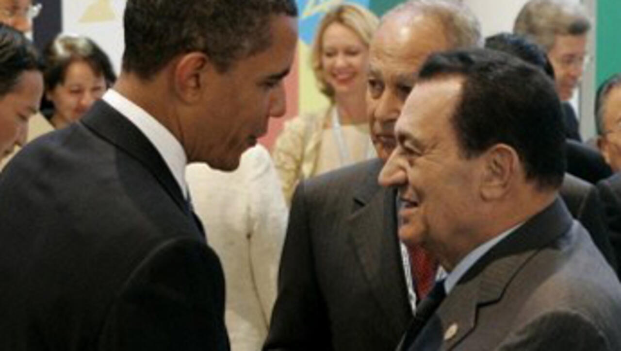 Obama looks to Mubarak for help in Mideast peace