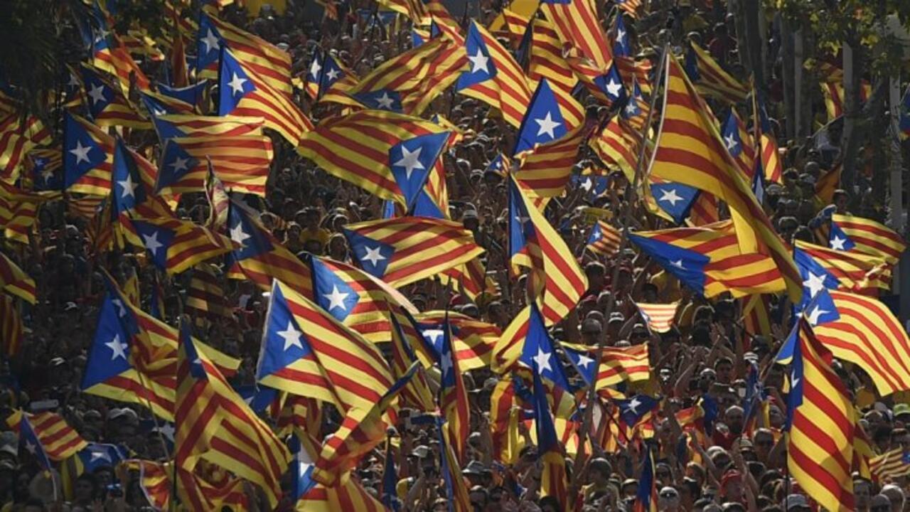 Catalans rally in Barcelona to demand independence vote