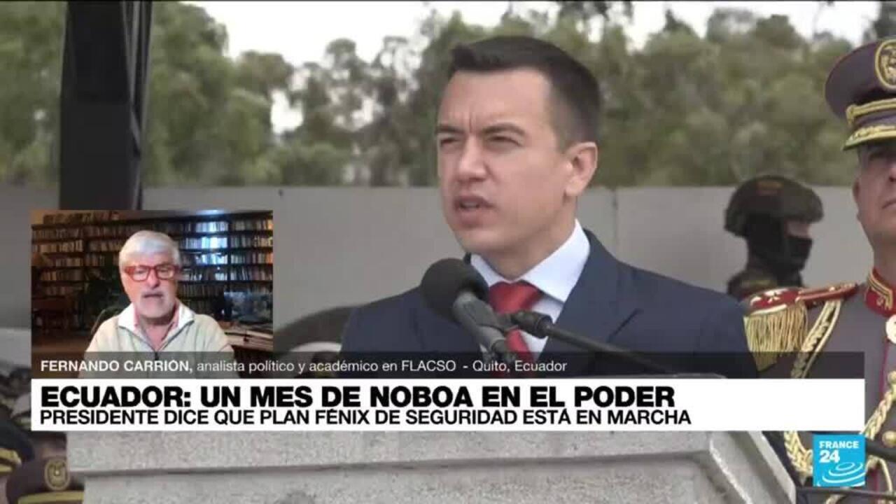 Fernando Carrión: "Los grandes problemas de Noboa son el bloqueo ...