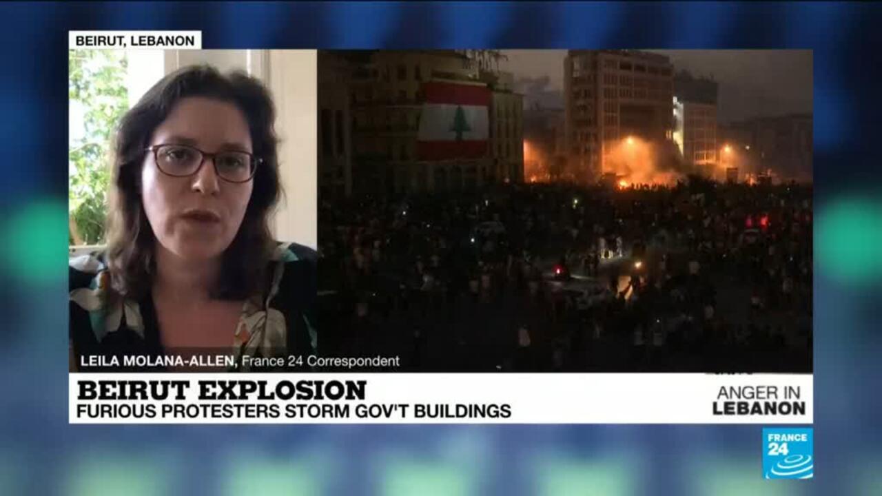 Lebanese protesters storm ministry buildings as anger over Beirut ...