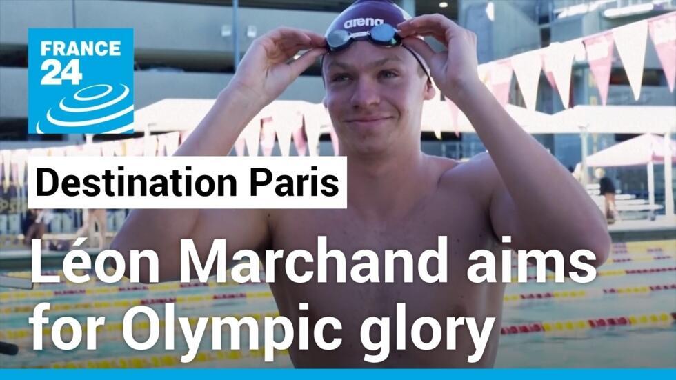 French swimmer Léon Marchand aims for Olympic glory - Destination Paris