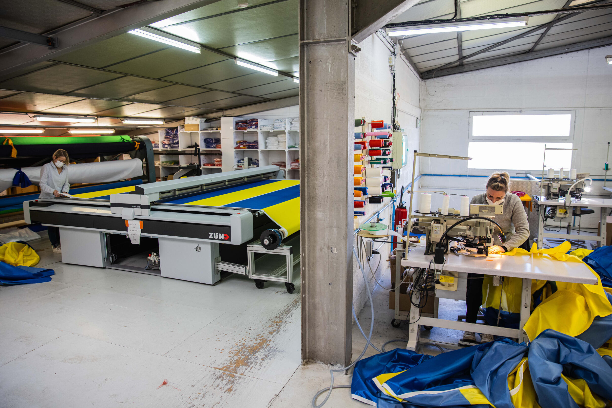 'Totally unprecedented': Ukraine flag sales soar at France factory