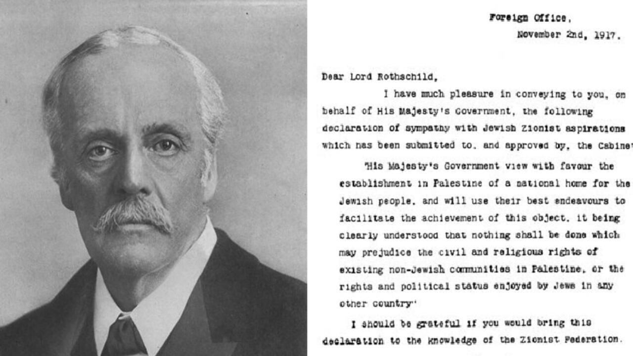 Palestine : les cent ans de la controversée déclaration Balfour - France 24