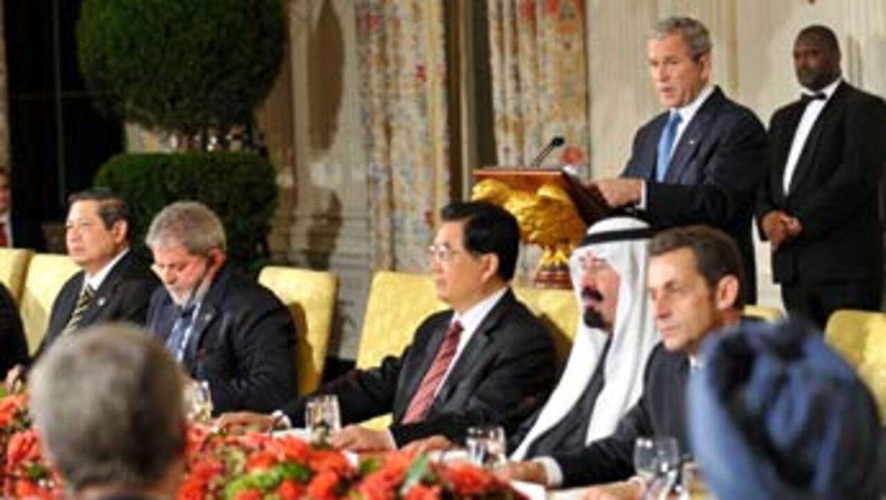 Bush addresses G20 financial summit