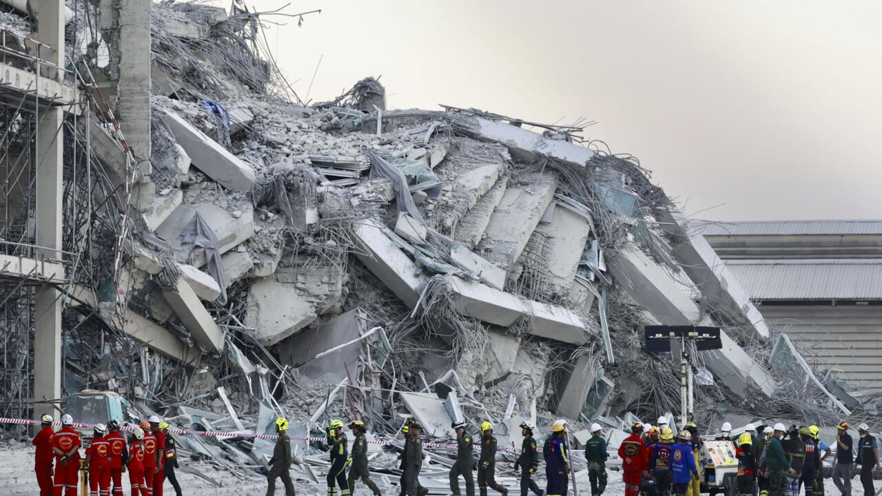 In pictures: Devastation after 'mass casualty' quake strikes Myanmar ...