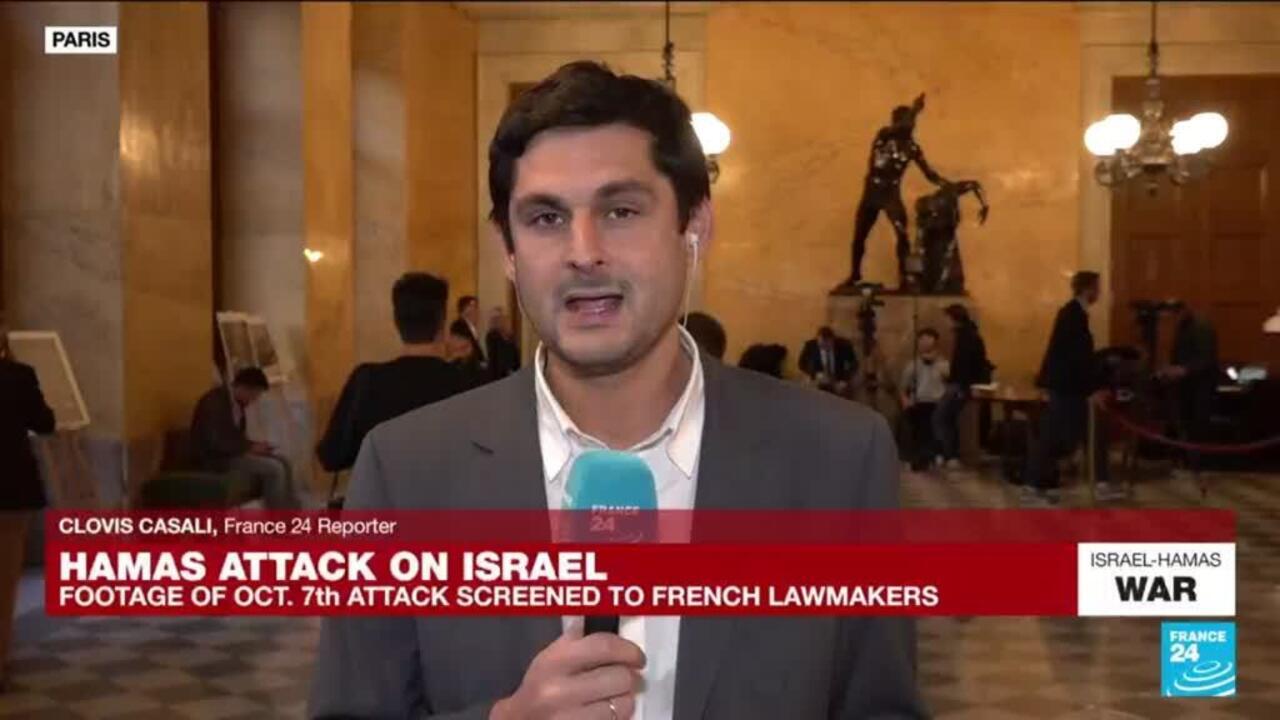 Footage of Oct. 7th Hamas attack on Israel screened to French lawmakers ...
