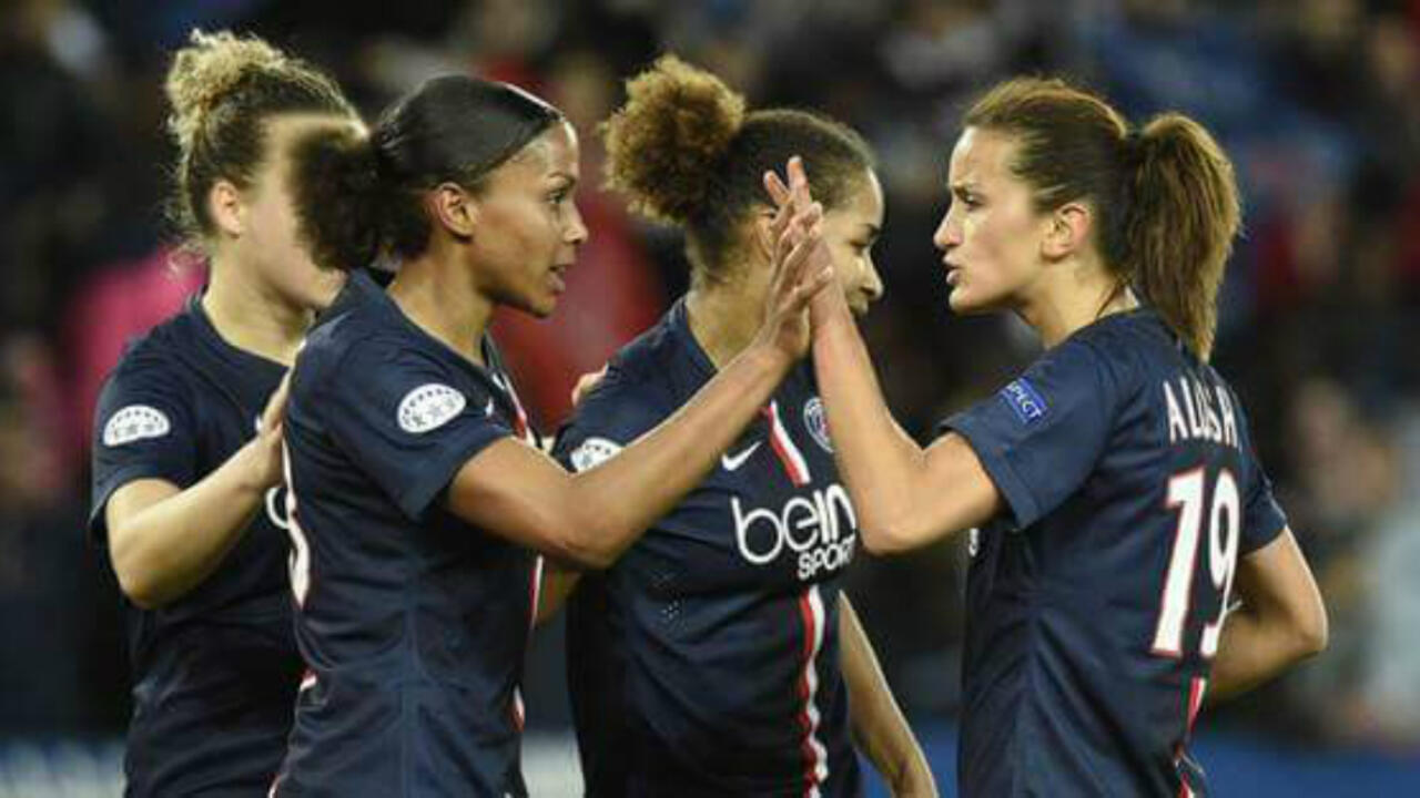 La section féminine du PSG en demi-finale de la Ligue des champions