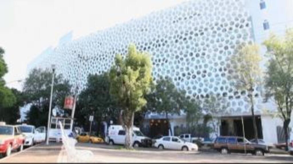 Smog eater wall in Mexico City
