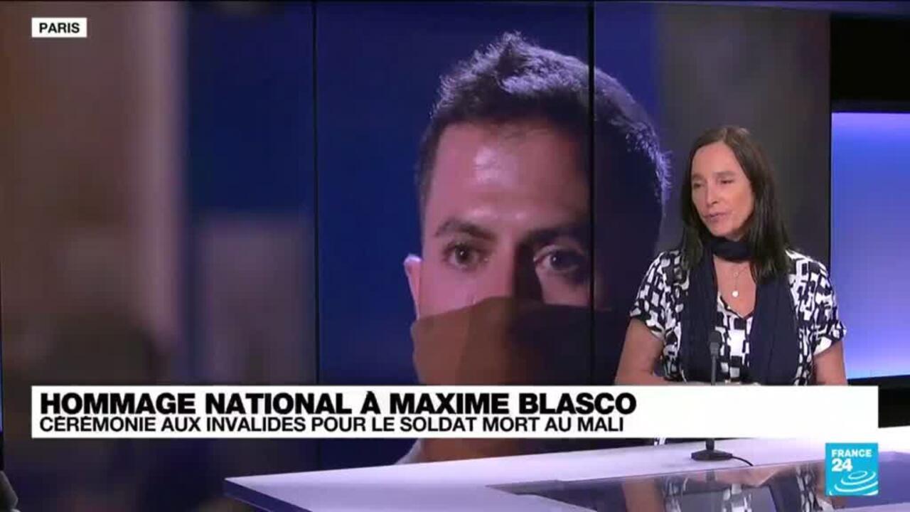 Hommage national à Maxime Blasco : "c'était un soldat d'exception" - France 24