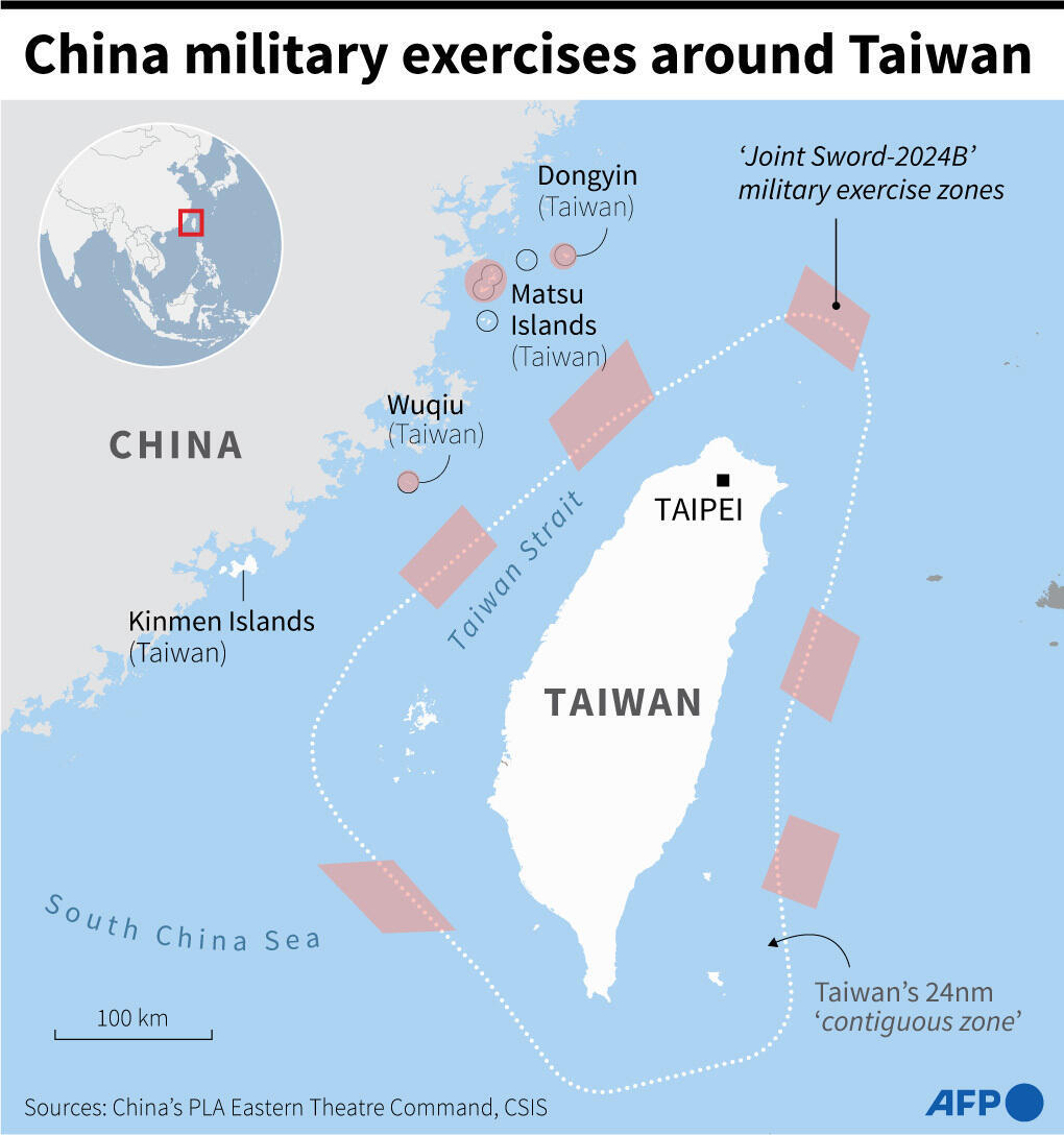 Hopes pinned on peace across Taiwan Strait after drills