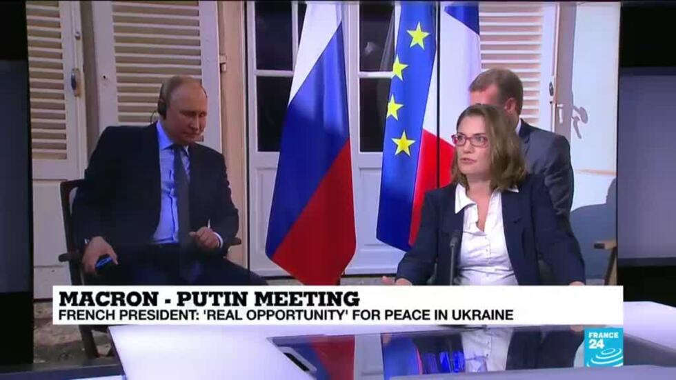 Macron-Putin meeting: "For France there is an important stake with ...