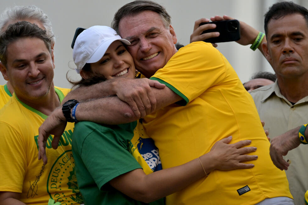 In Brazil, Michelle Bolsonaro leaves it to God, and Jair