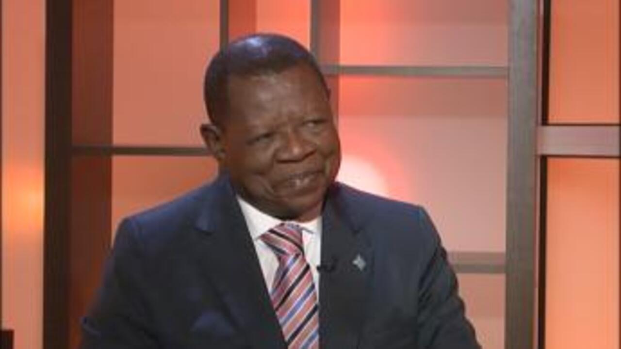 Lambert Mende, Ministre des Médias et des Affaires parlementaires de la ...