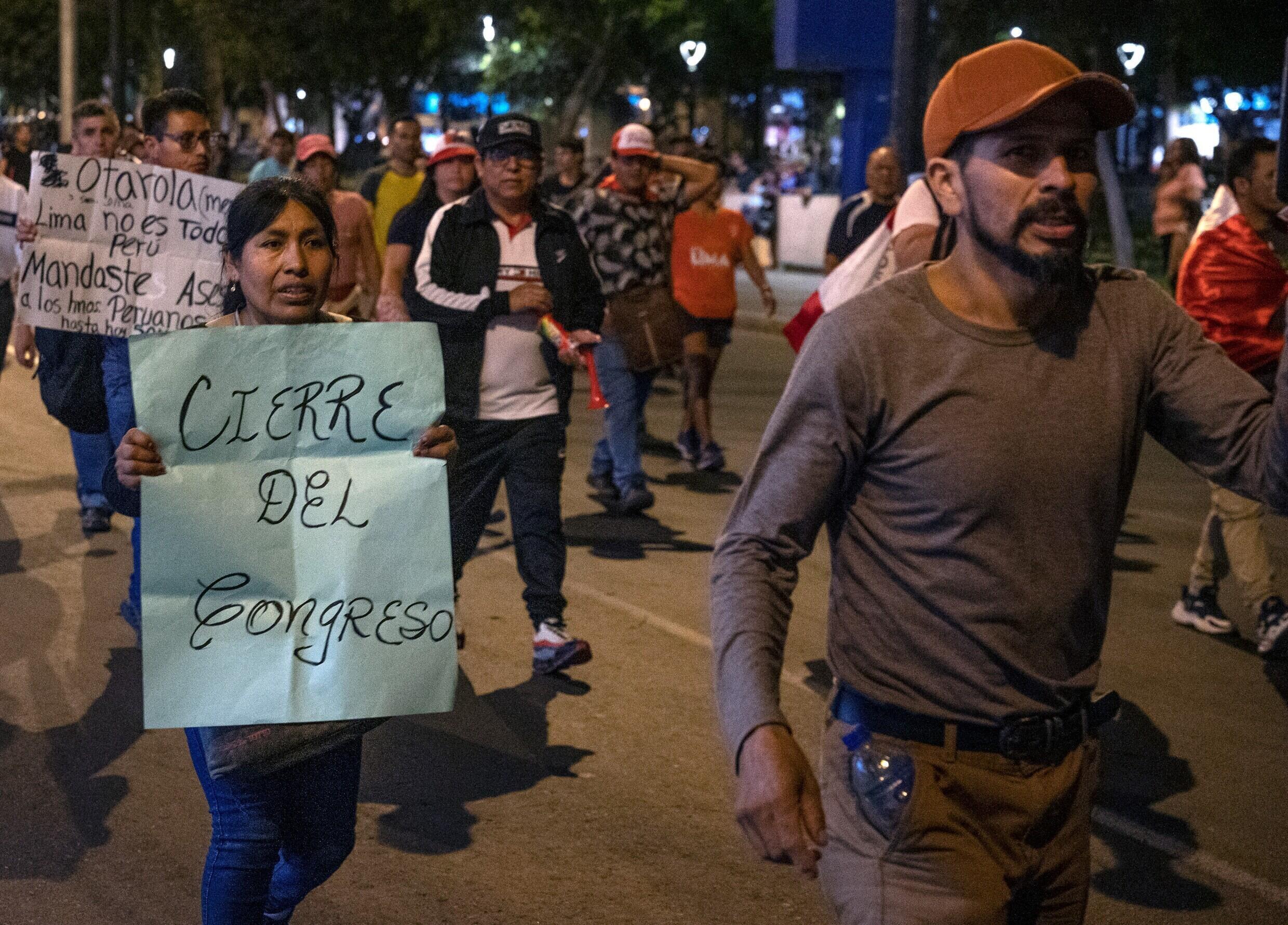 Peru protesters converge on capital Lima in defiance of state of emergency