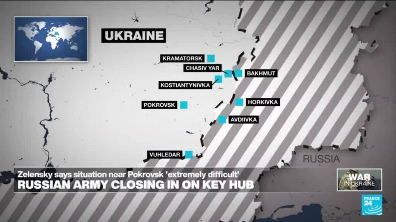 Russia using ‘meat-grinding’ military tactics in Pokrovsk - France 24