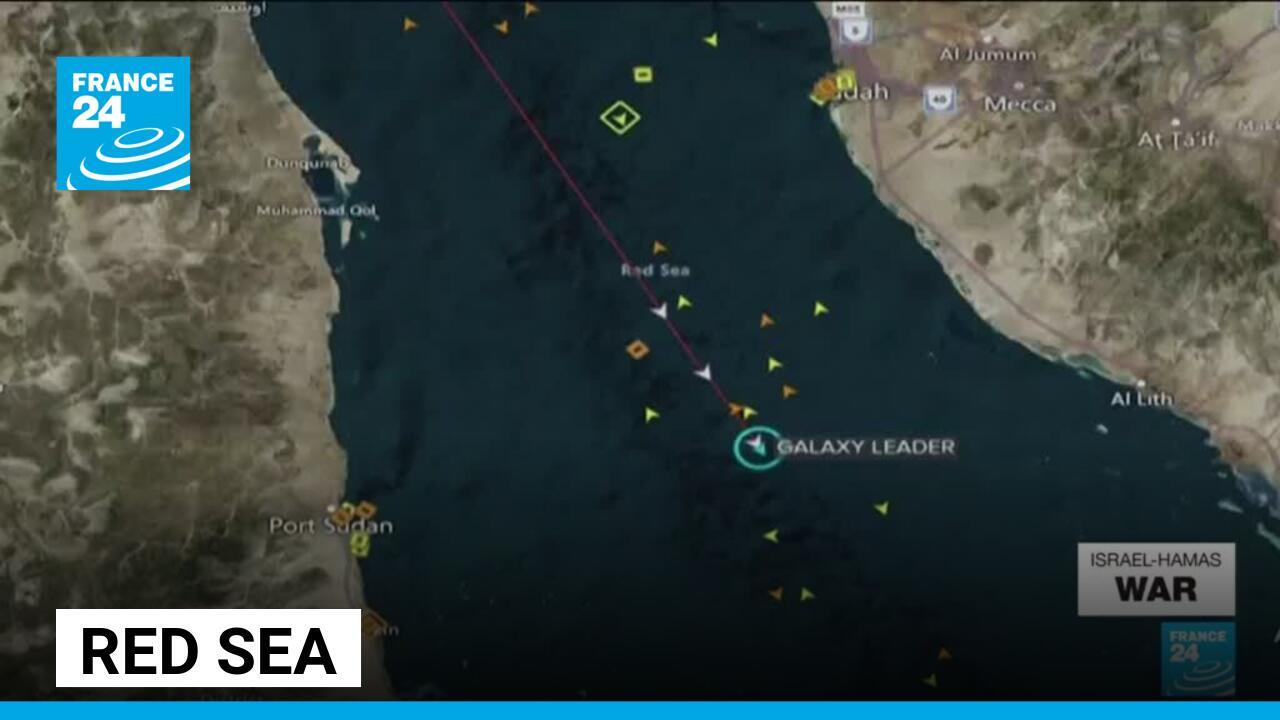 Yemen's Houthi rebels seize Israeli cargo ship in Red Sea - France 24