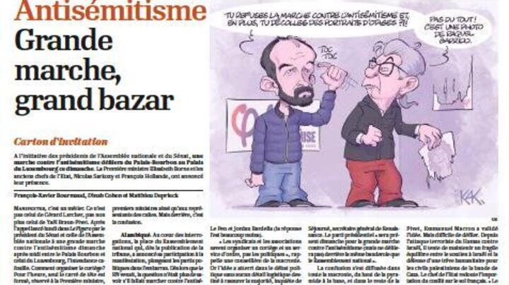 Mobilisation contre l'antisémitisme en France : "Grande marche, grand ...