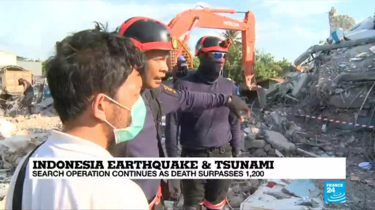 Death toll from Indonesia's quake and tsunami surpasses 1,200