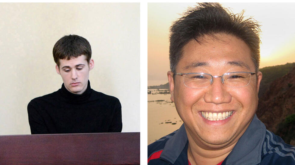 Arrivée aux États-Unis des deux derniers Américains détenus en Corée du ...