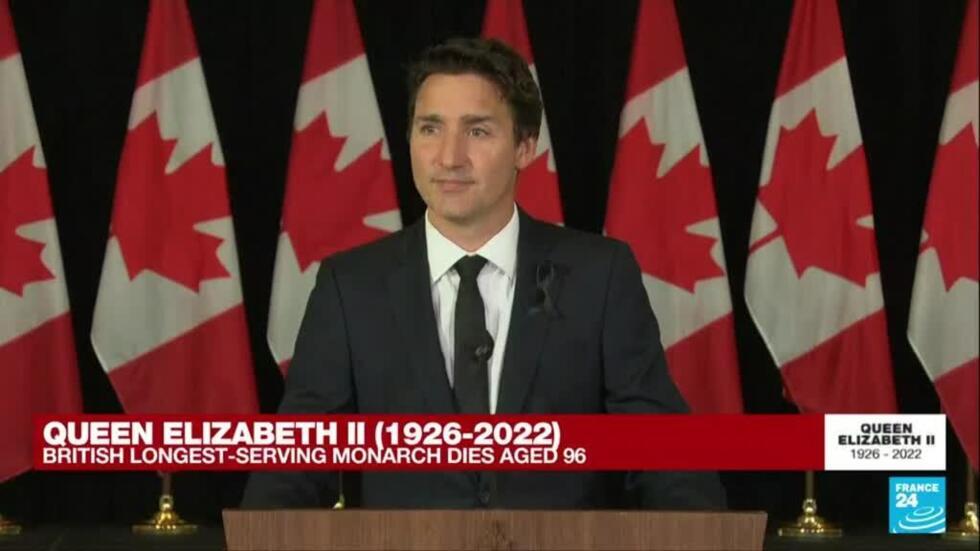 Trudeau tributes queen as 'important part' of Canada history - France 24