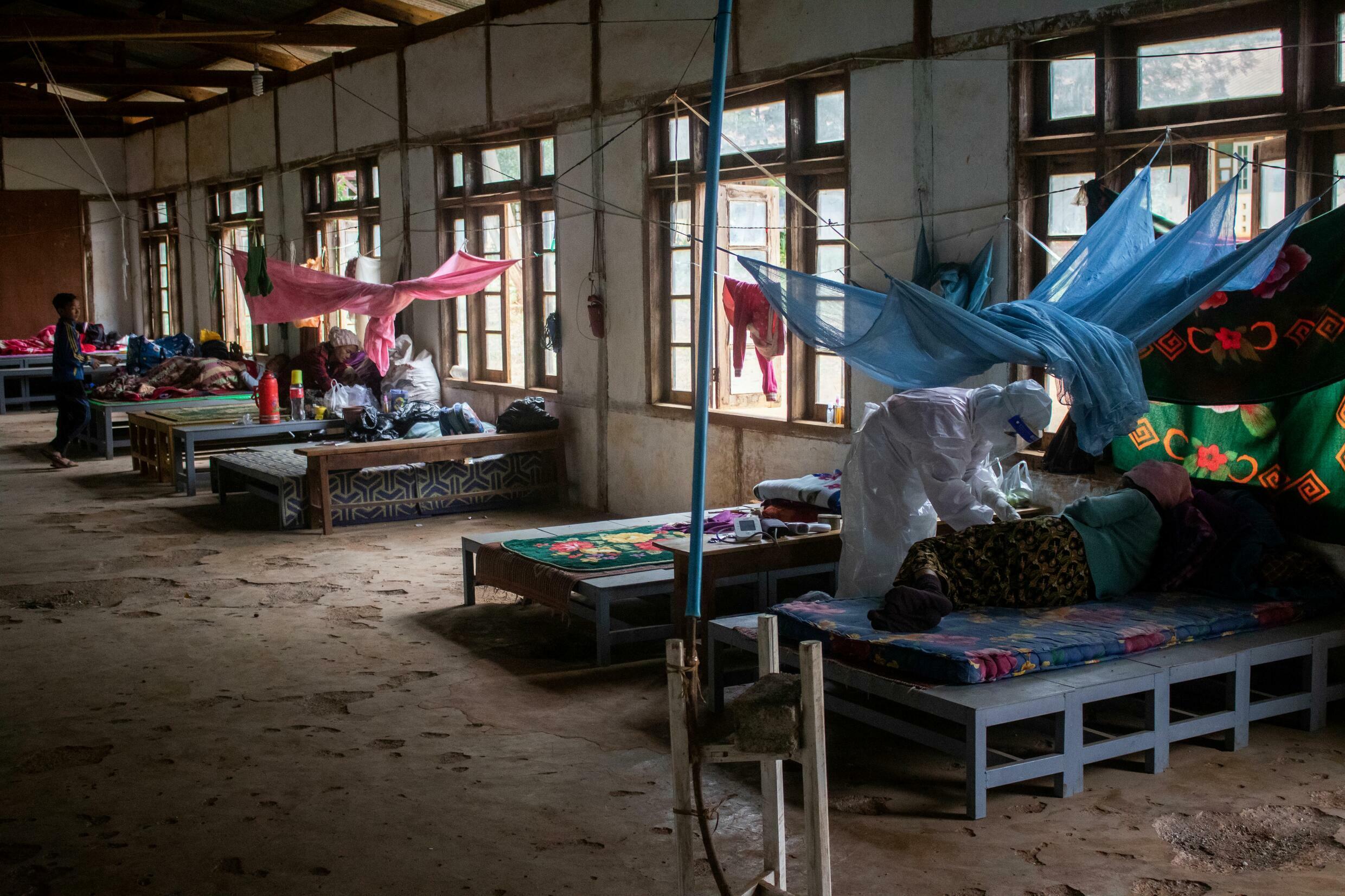 Treating Covid patients in secret Myanmar clinics