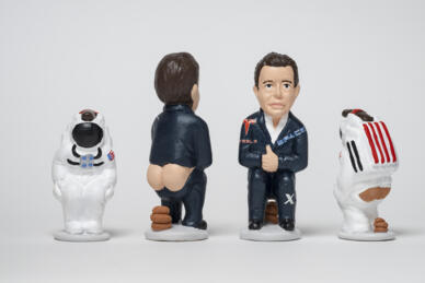 'Pooper' figures star in nativity scenes in Spain