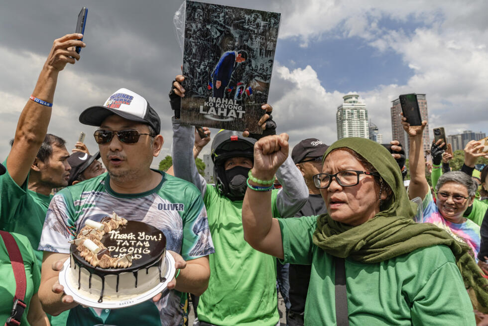 Pro-Duterte rallies as ex-Philippine leader marks 80th birthday in jail