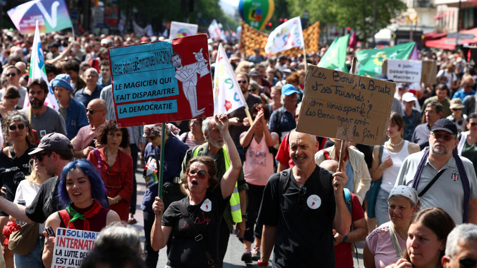 Nationwide protests against pension reform see lowest turnout since January