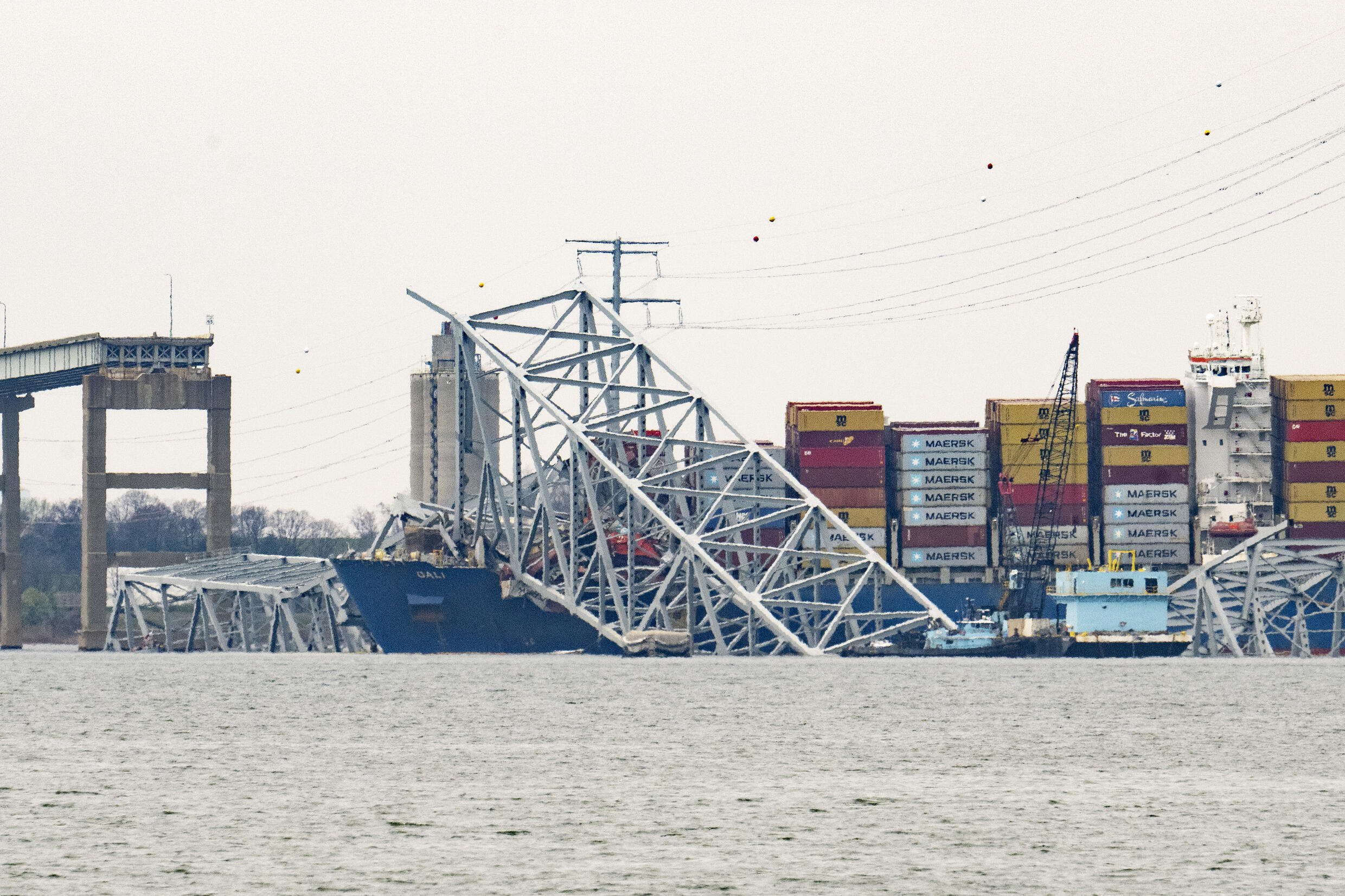 First vessel passes channel opened to aid Baltimore bridge cleanup