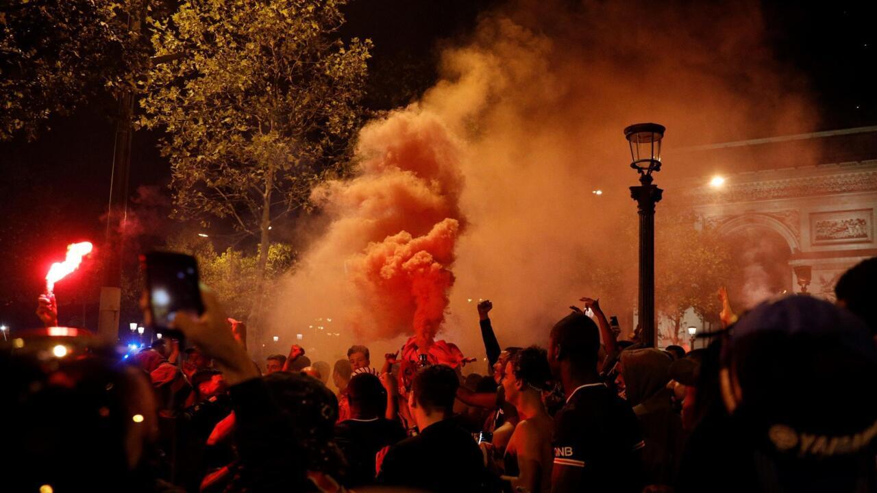 Police arrest 36 as jubilant PSG fans celebrate Champions League semi ...