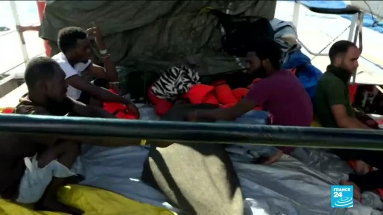 EN PKG Open Arms stranded Yena Lee - France 24